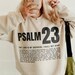 Psalm 23 Sweatshirt, Unisex Christian Sweatshirt, Bible Verse ...