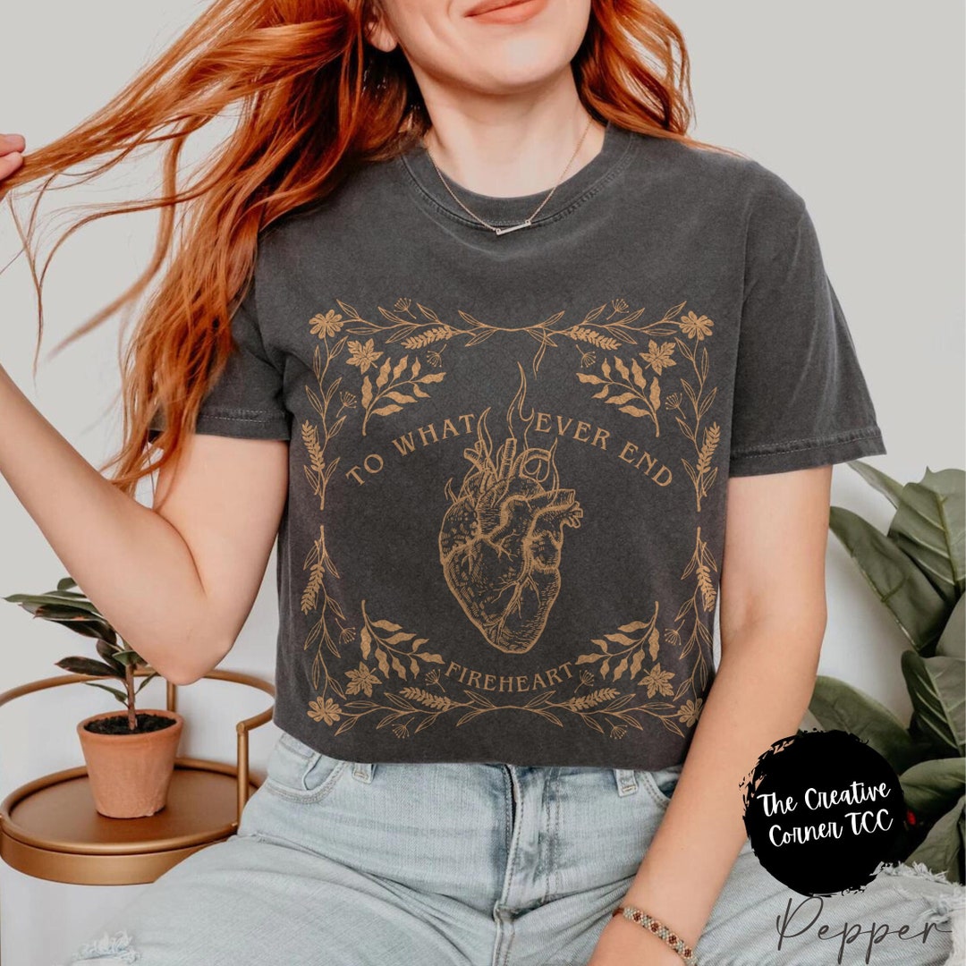 Throne of Glass Fireheart Shirt, Throne of Glass Tshirt, Terrasen to ...