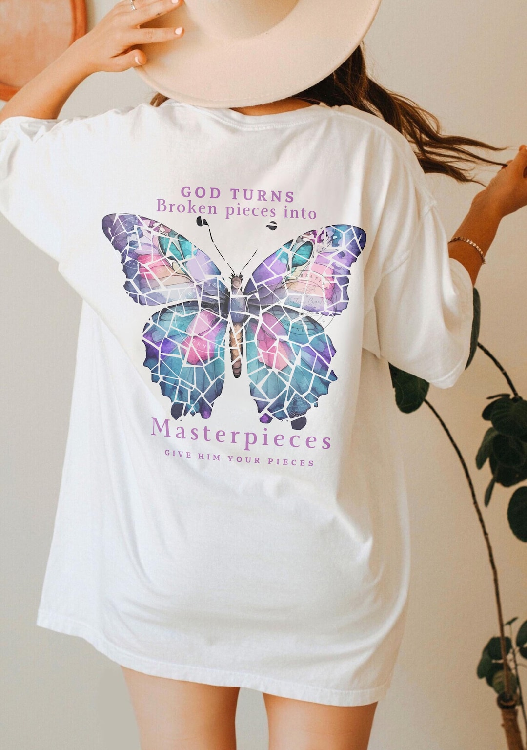 God Turns Broken Pieces Into Masterpieces Shirt, Christian Shirts ...