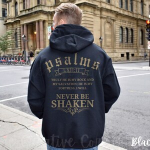 Men's Christian Hoodie Bible Verse Hoodie Christian Merch Christian Men ...
