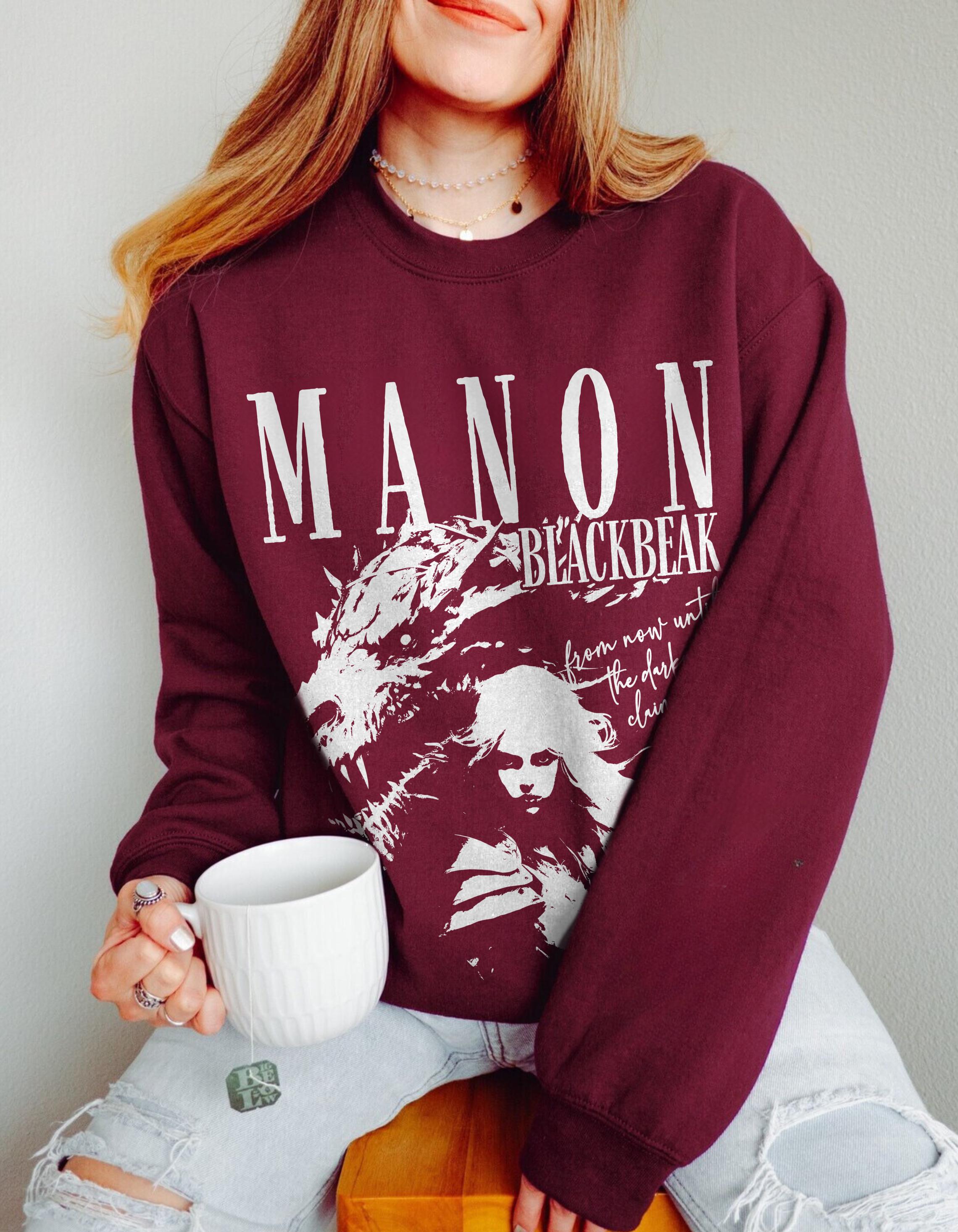 Throne of Glass Manon Blackbeack Shirt, Fireheart Sweatshirt, Dragon ...