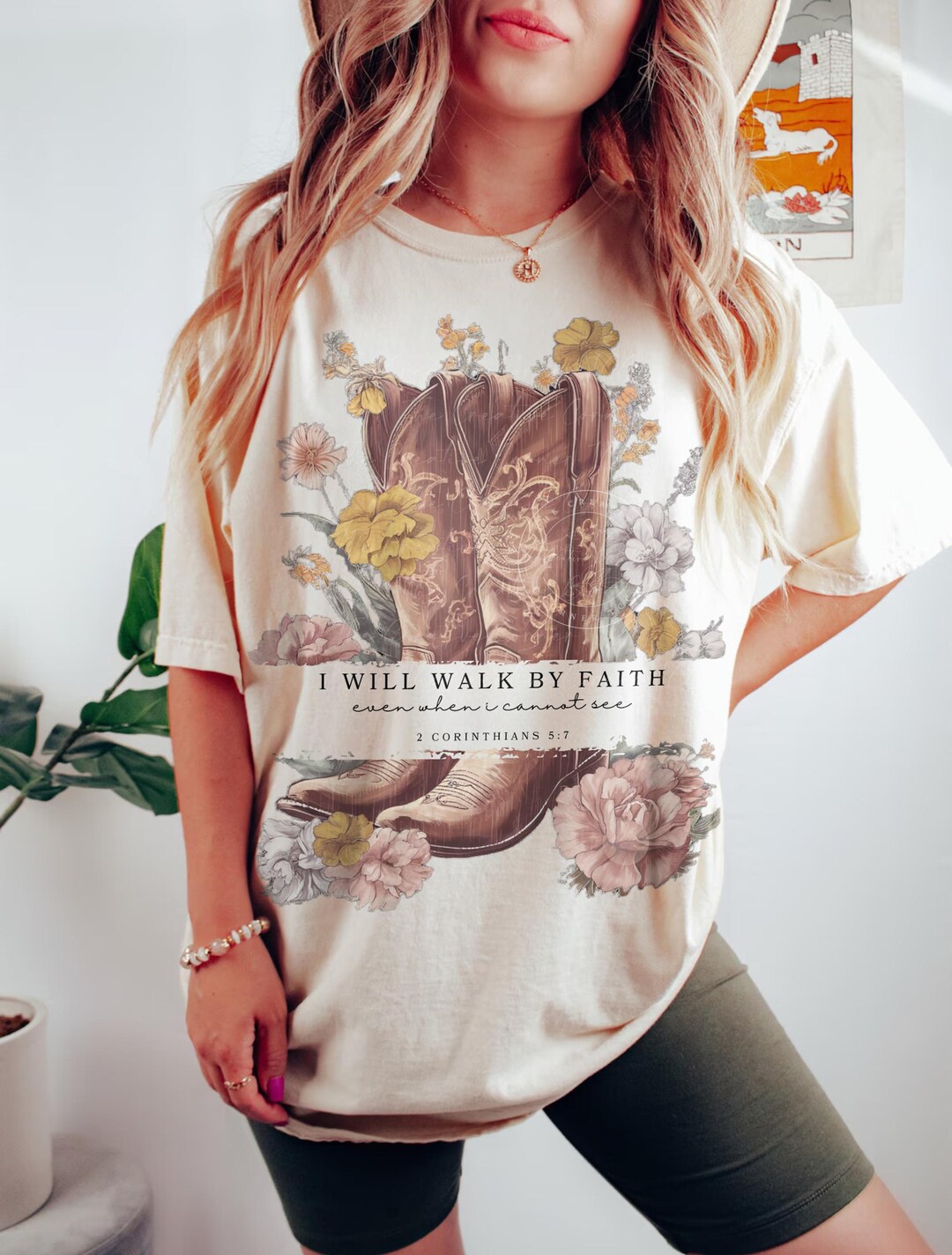 I Will Walk by Faith Shirt, Faith Tshirt, Christian Western Cowgirl ...