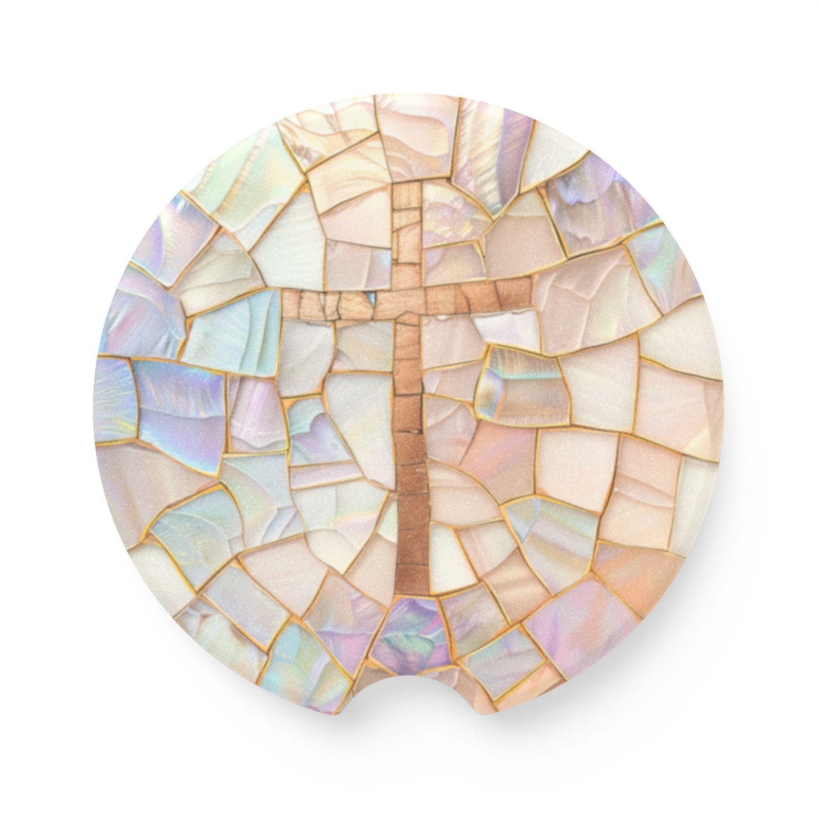 Christian Gifts Car Coaster Cross Jesus Merch for Her Religious Gift ...