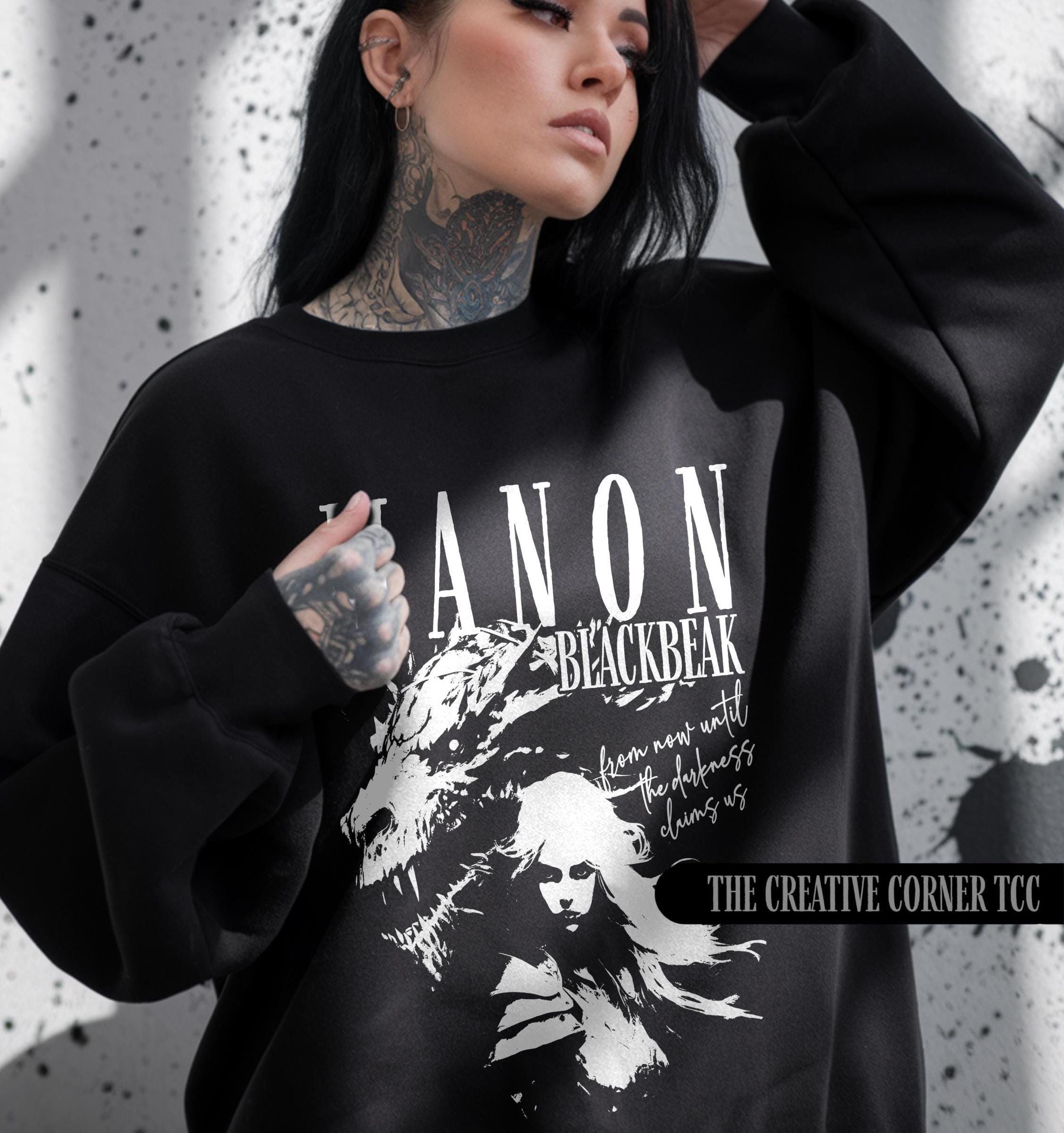 Throne of Glass Manon Blackbeack Shirt, Fireheart Sweatshirt, Dragon ...