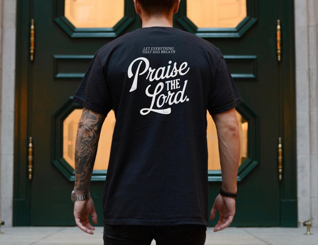 Praise the Lord Shirt, Christian Men Tshirt, Apparel, Faith Based ...