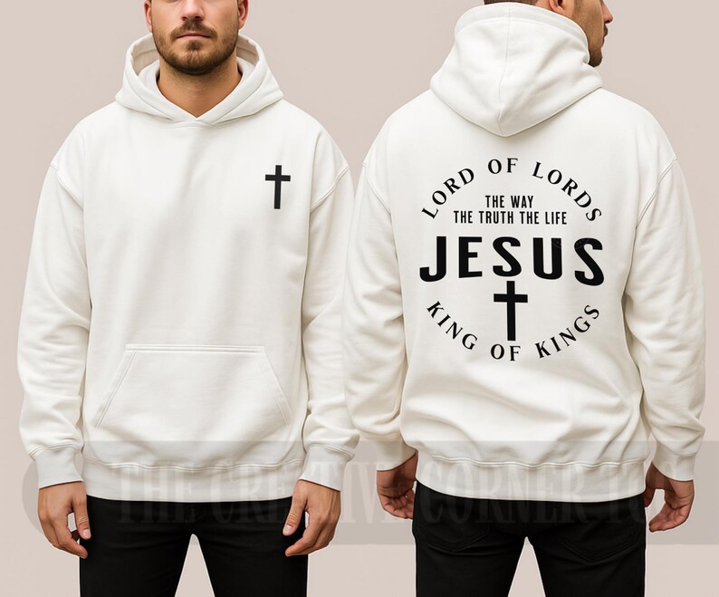 Men's Christian Hoodies, Jesushoodie, Bible Verse Hoodie, Christian ...