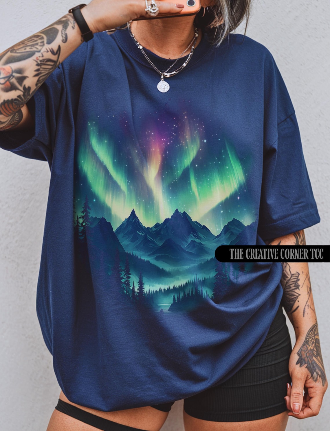 Northern Lights Shirt, Iceland Tshirt, Iceland Shirts, Mountains Tshirt ...