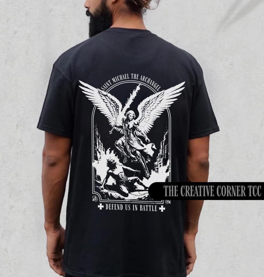 Saint Michael the Archangel Shirt for Men, Christian Men Shirts ...
