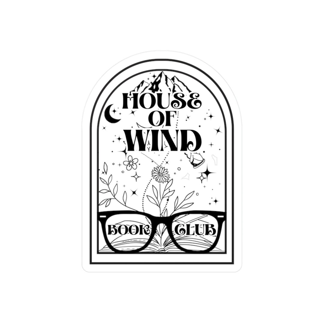 House of Wind Book Club Sticker ACOTAR Stickers SJM Merch A - Etsy