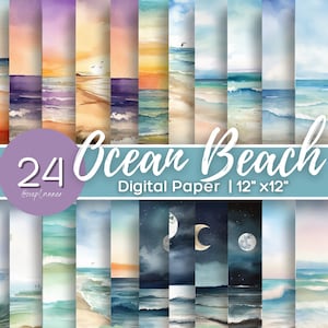 Blue Watercolor Waves Clipart Hand Painted Waves Ocean Clipart Sea ...