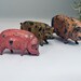 Four Vintage Miniature Lead Pigs - Etsy