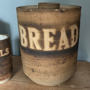 1970s Rustic Pottery Containers for Bread, Pasta, Flour and Utensils - Etsy
