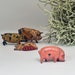 Four Vintage Miniature Lead Pigs - Etsy