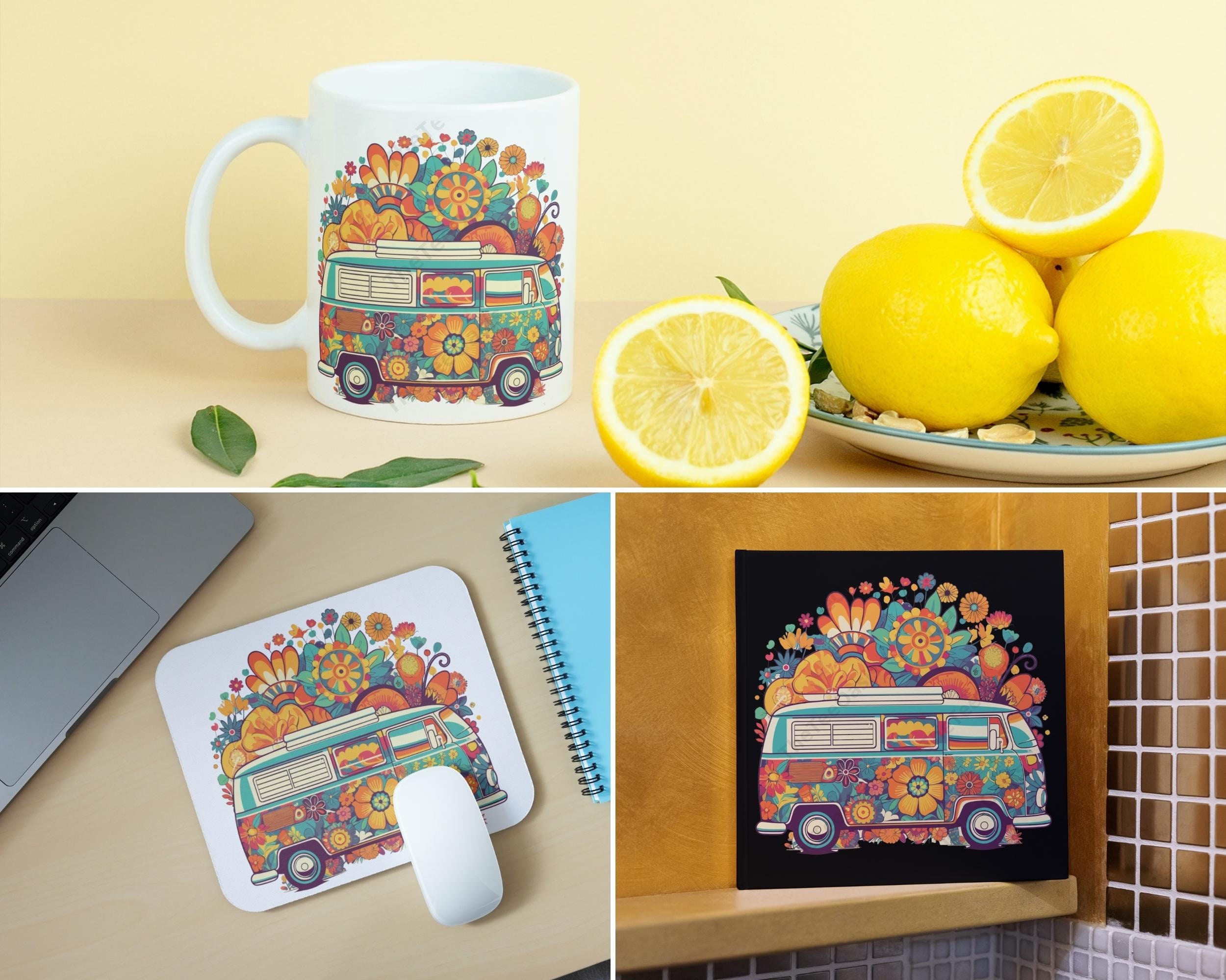 Hippie Van Png Hippie Groovy Van Clipart Hippie Retro Van Clipart ...