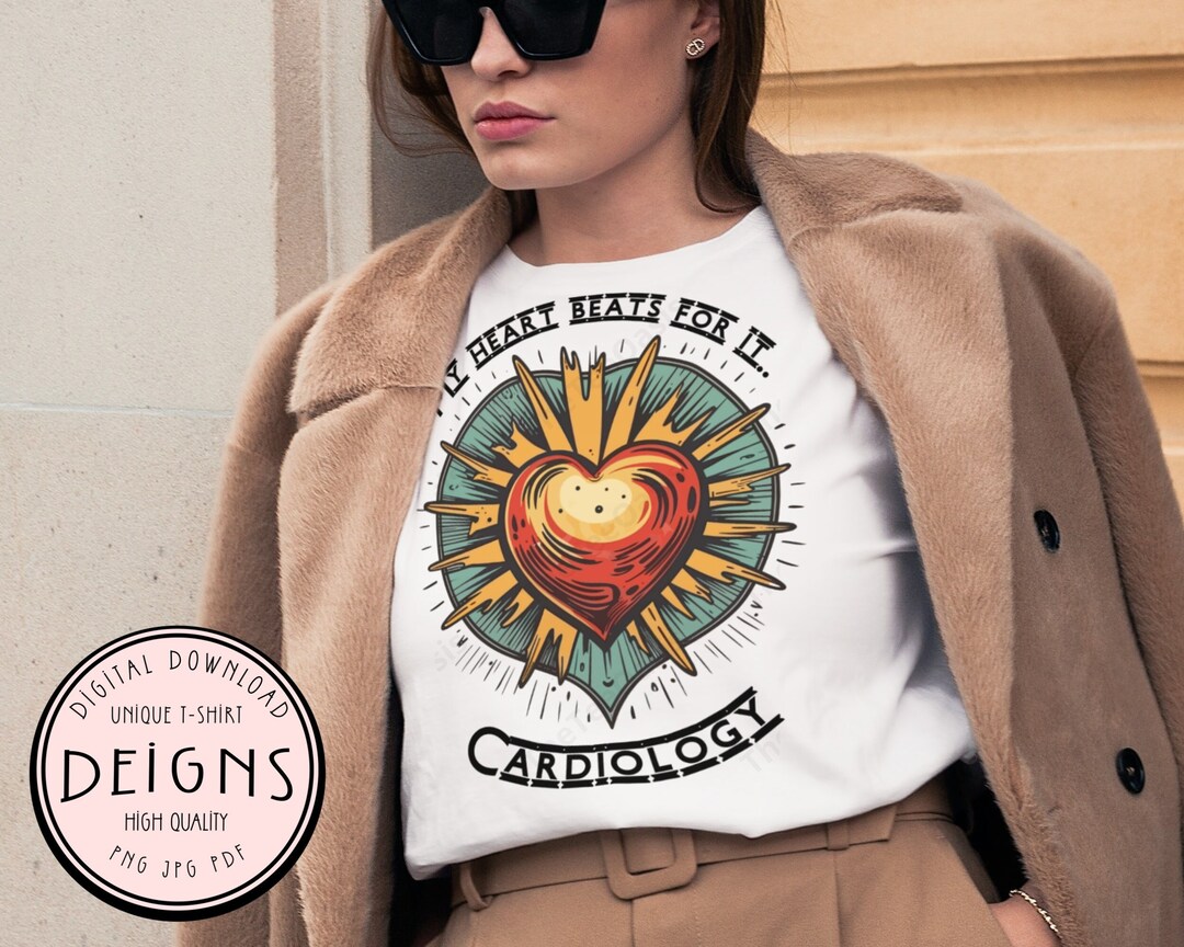 Cardiologist Shirt Design Cardiology T Shirt Png Cardiac Nurse Tshirt ...