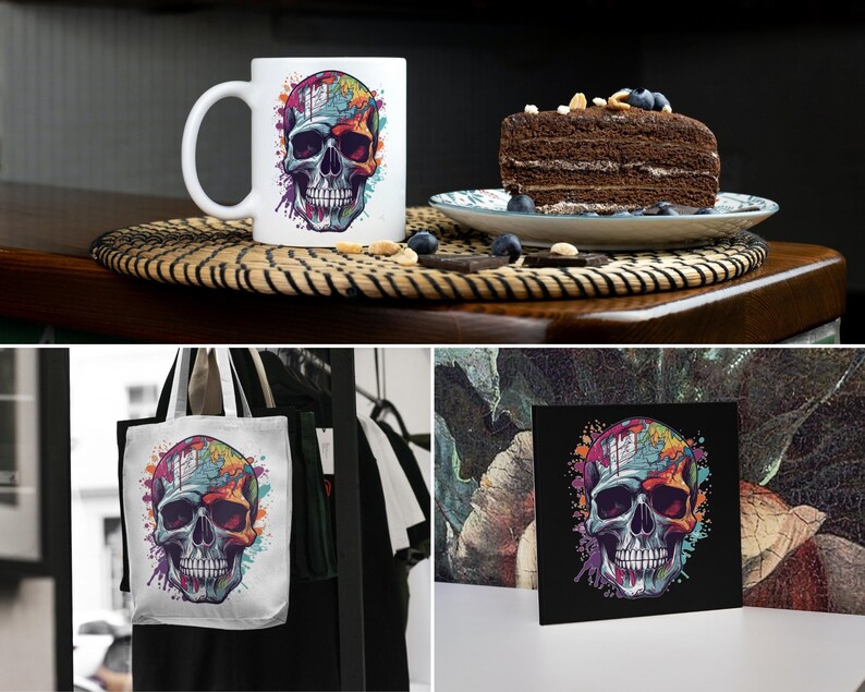 Graffiti Skull Clipart Y2k Graffiti Skull Png Skull Street Art - Etsy