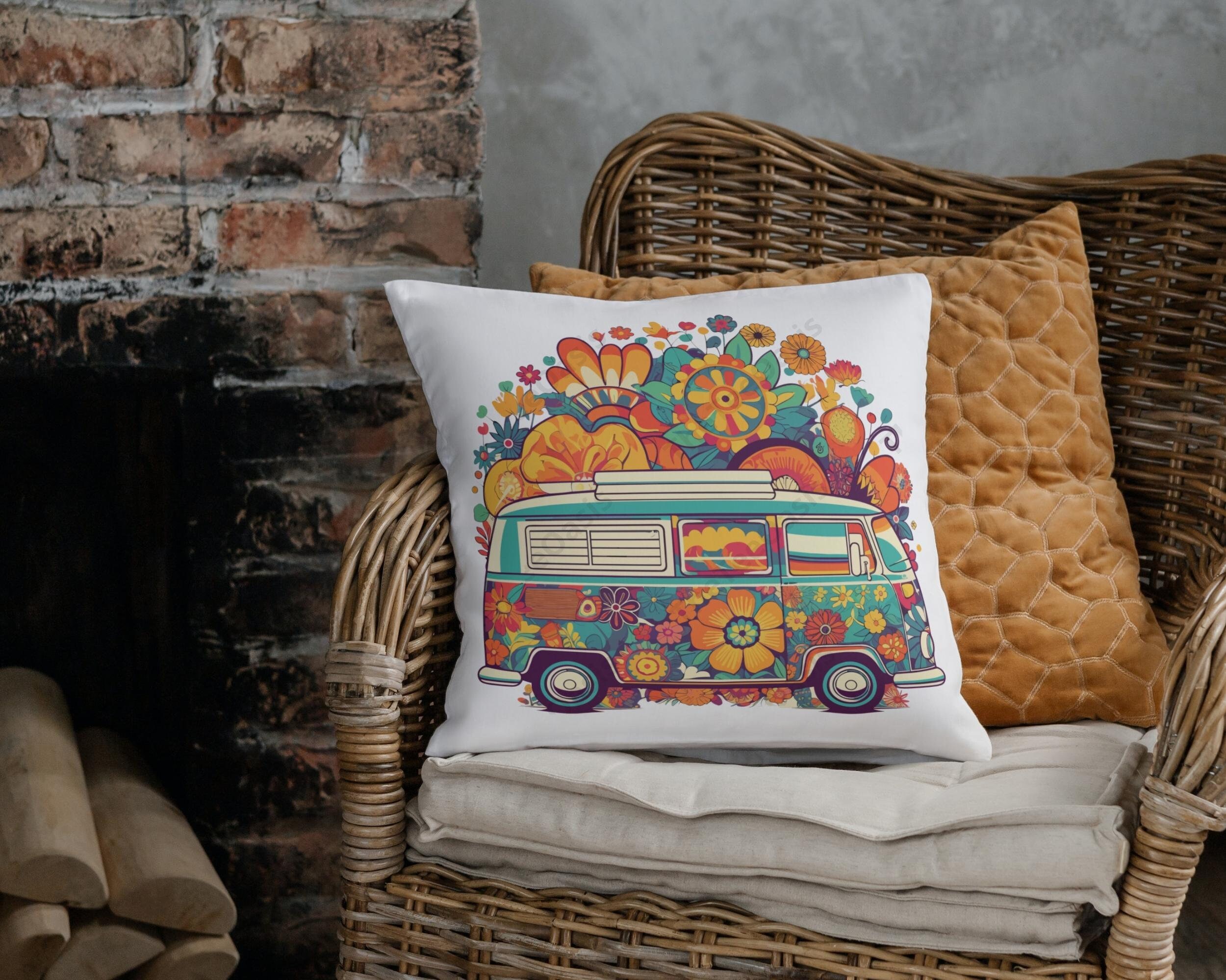 Hippie Van Png Hippie Groovy Van Clipart Hippie Retro Van Clipart ...