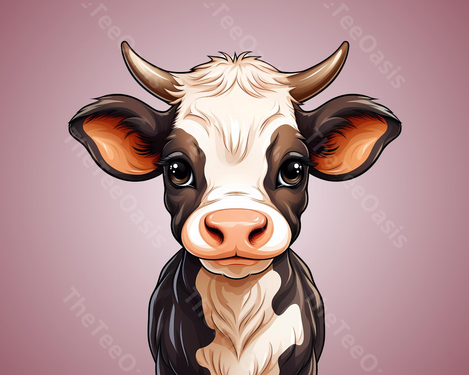 Cow Clipart Cute Cow Png Bundle Pet Lover Png Farm Animal Clipart Mama ...