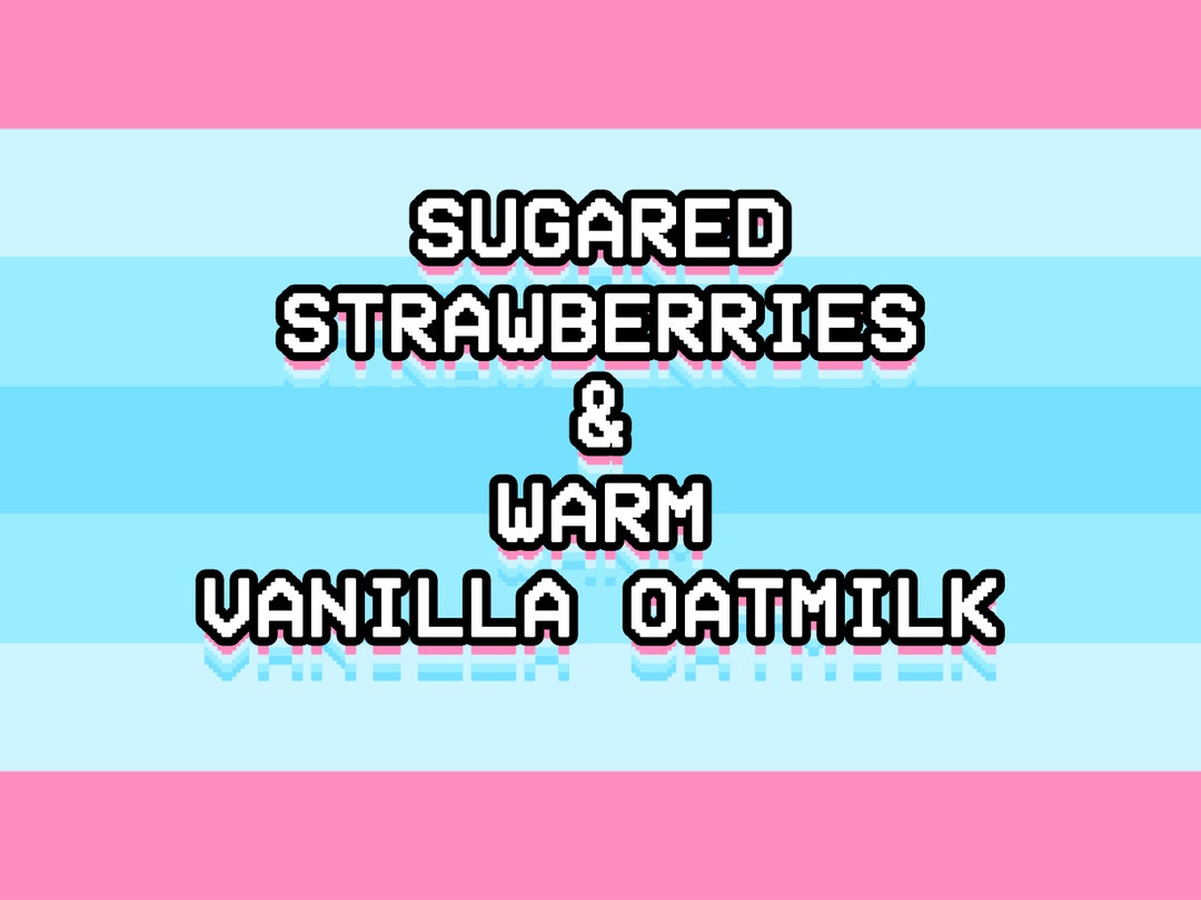 Transmasc Pride Perfume Oil - Strawberries & Cream - Trans - Perfume - Perfume Oil - Rollerball ...