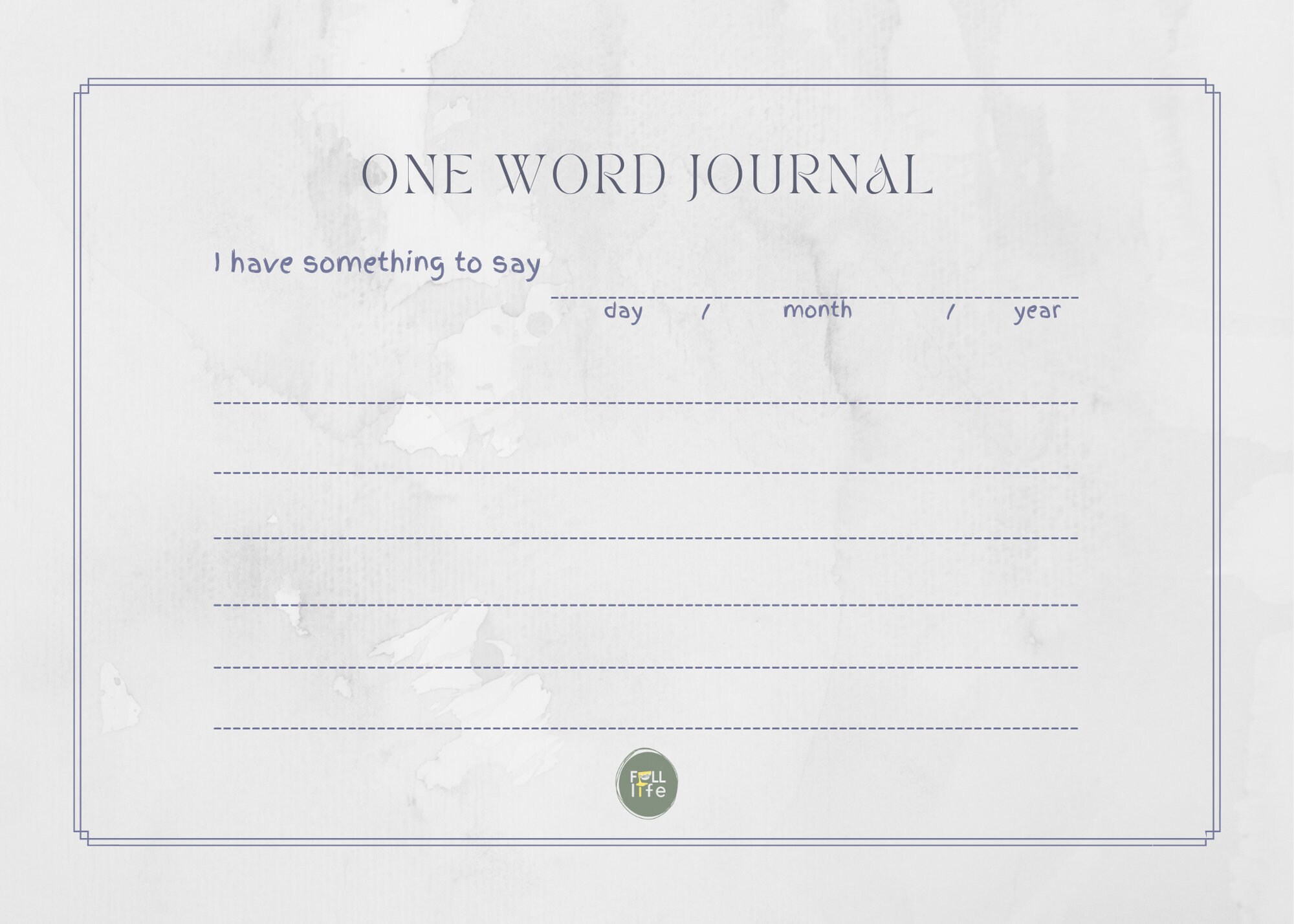 One Word Journal - for Kids | Easy Journal | Ages 5+ | Emojis | Kids ...