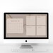 2023 Desktop Wallpaper Organizer in beige Brown, Instant Download ...