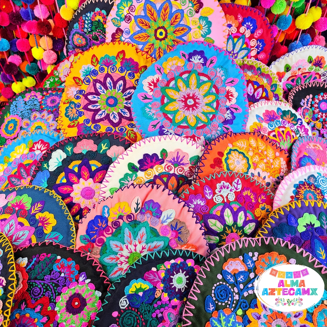 Floral Mexican Tortilla Warmer / Tortillero Mexicano Hecho a Mano ...