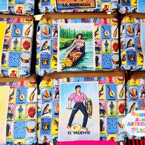 Mexican Loteria Coin Bag Wallet / Mexican Artesanias / Monedero ...