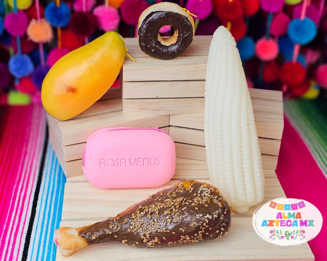 Mexican Mini Coin Bag Food Coin Purse Pan Dulce Keychain Women Wallet ...