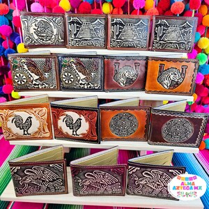 Men Mexican Leather Wallet / Cartera Mexicana De Piel Para Hombre - Etsy
