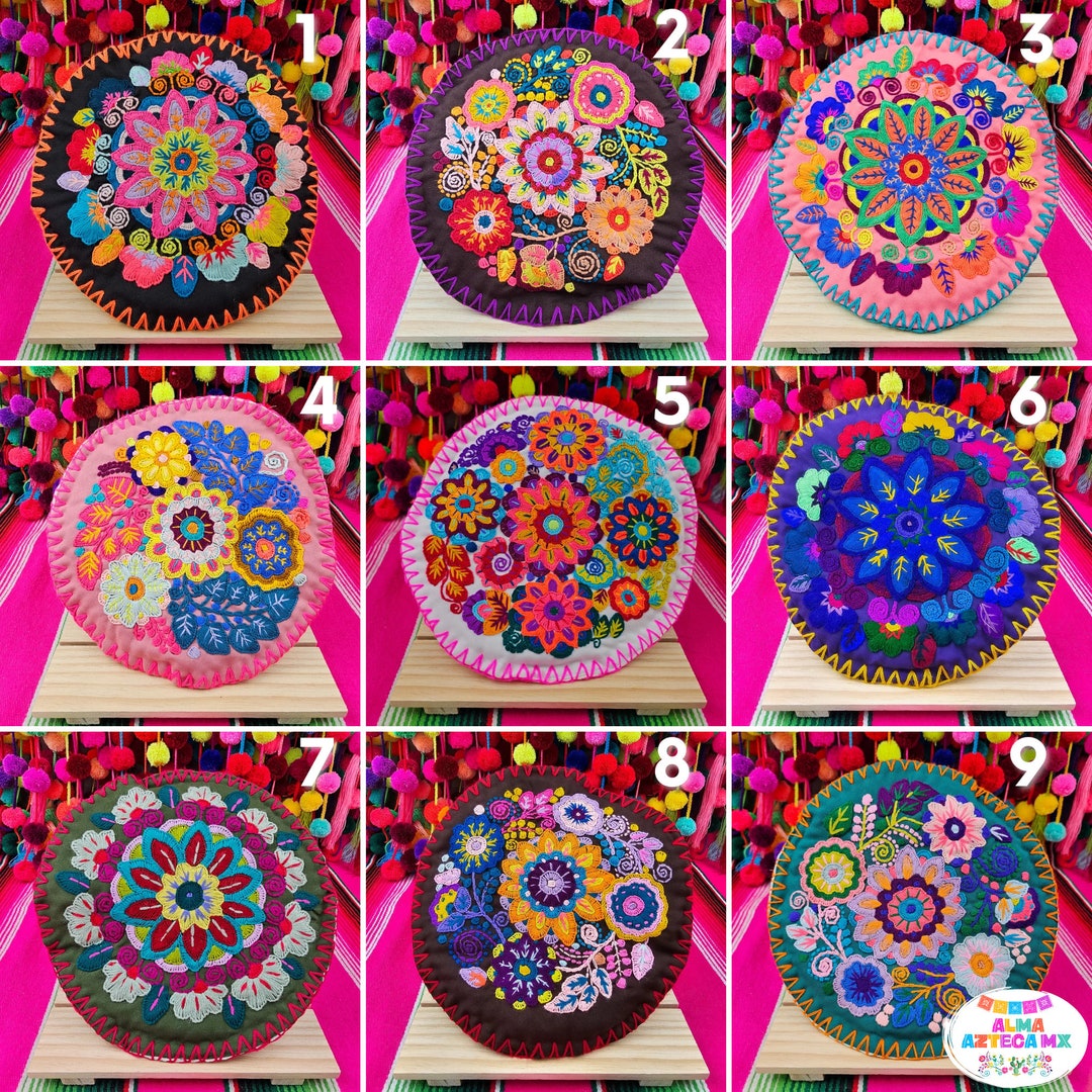 Floral Mexican Tortilla Warmer / Tortillero Mexicano Hecho a Mano ...