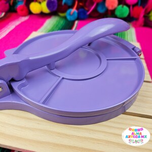 Purple Tortilla Press: Mexican Kitchen Decor, 8" Tortillas - Etsy