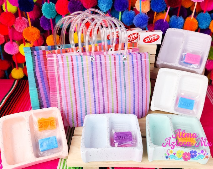 Mini Mexican Lavaderito Set: Makeup Brush Cleaner, Zote Soap, Mercado ...