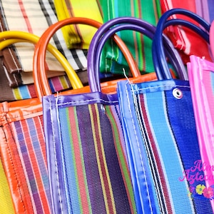 Mercado Bag Mexican Shopping Market Bag Fiesta Goodie Bags Mesh Purse ...