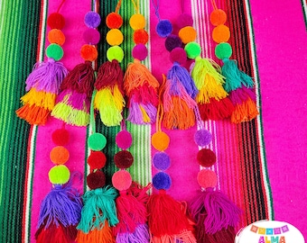Cactus Tassel Embroidered Felt / Nopal Bordado a Mano / Handbag ...