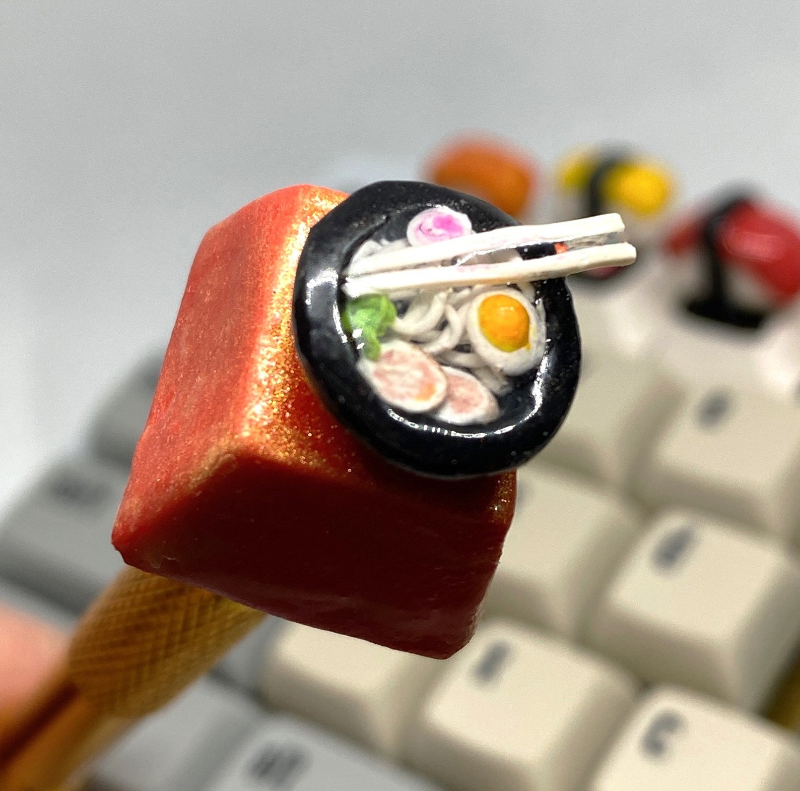 Cute Hand-crafted Ramen Bowl Keycap (mx Switch) - Etsy