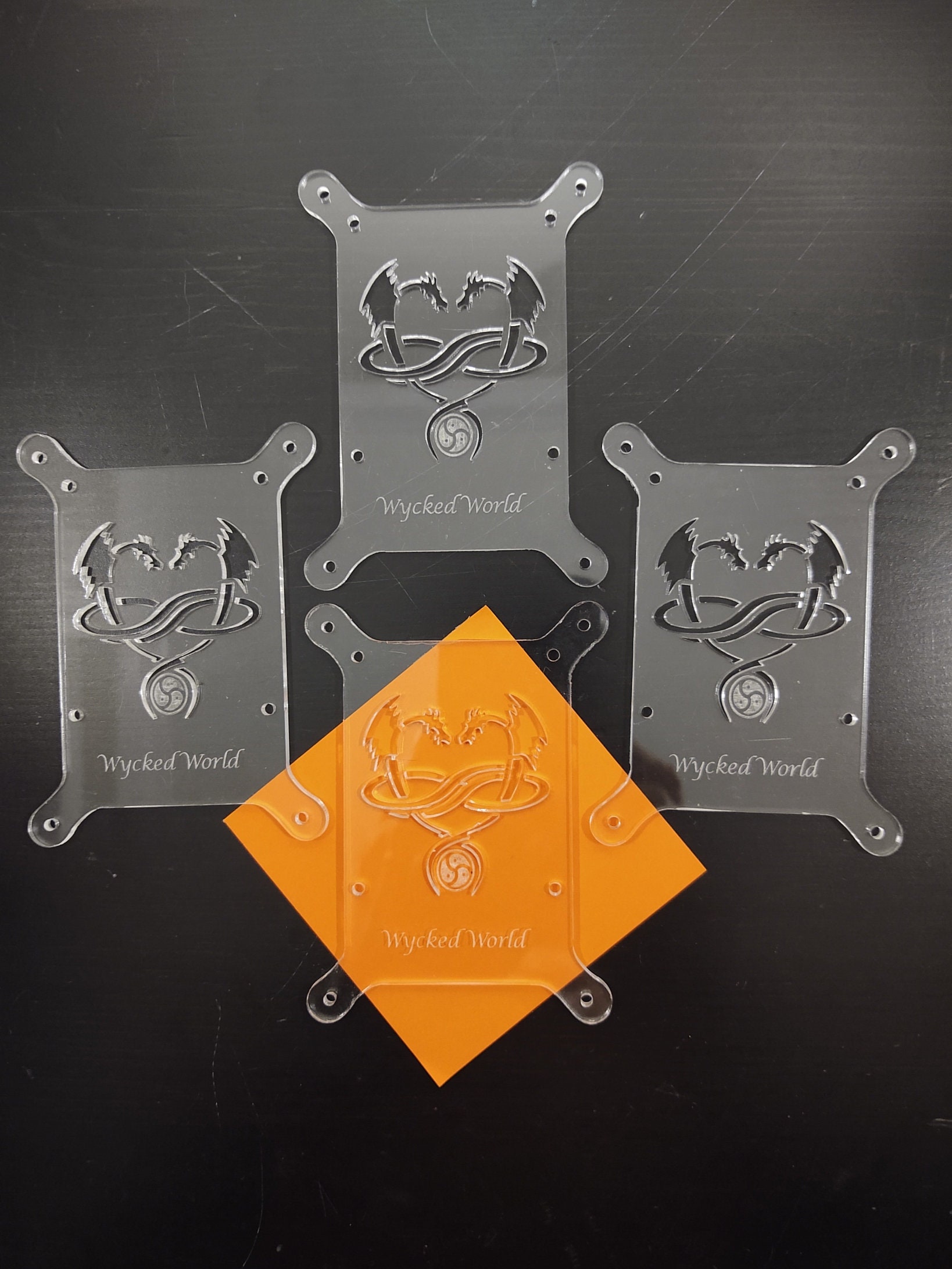 Raspberry Pi Acrylic Case Layers 4 Pack - Etsy