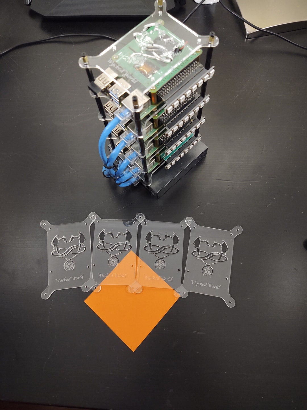 Raspberry Pi Acrylic Case Layers 4 Pack - Etsy Raspberry Pi Acrylic Case Layers 4 Pack - Etsy
