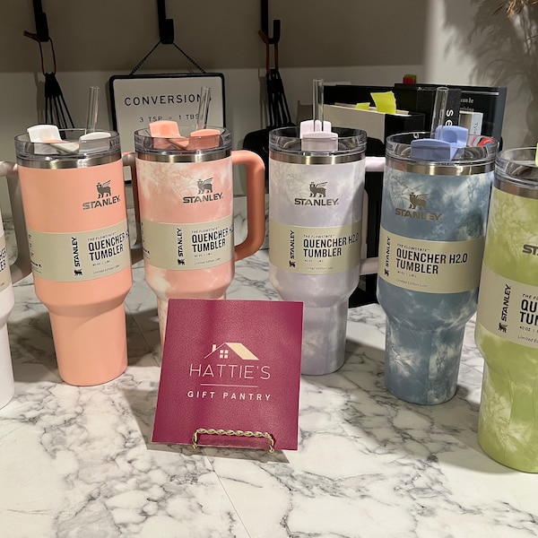 Peach Tie Dye Stanley Cup - Etsy