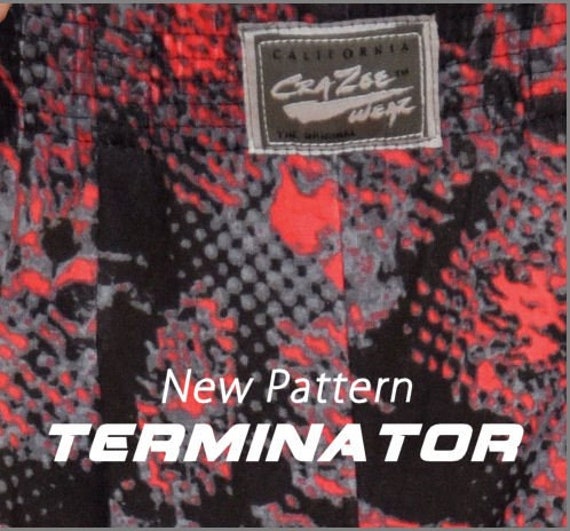 Classic Terminator Design Relaxed Fit Baggy Pants fo… - Gem