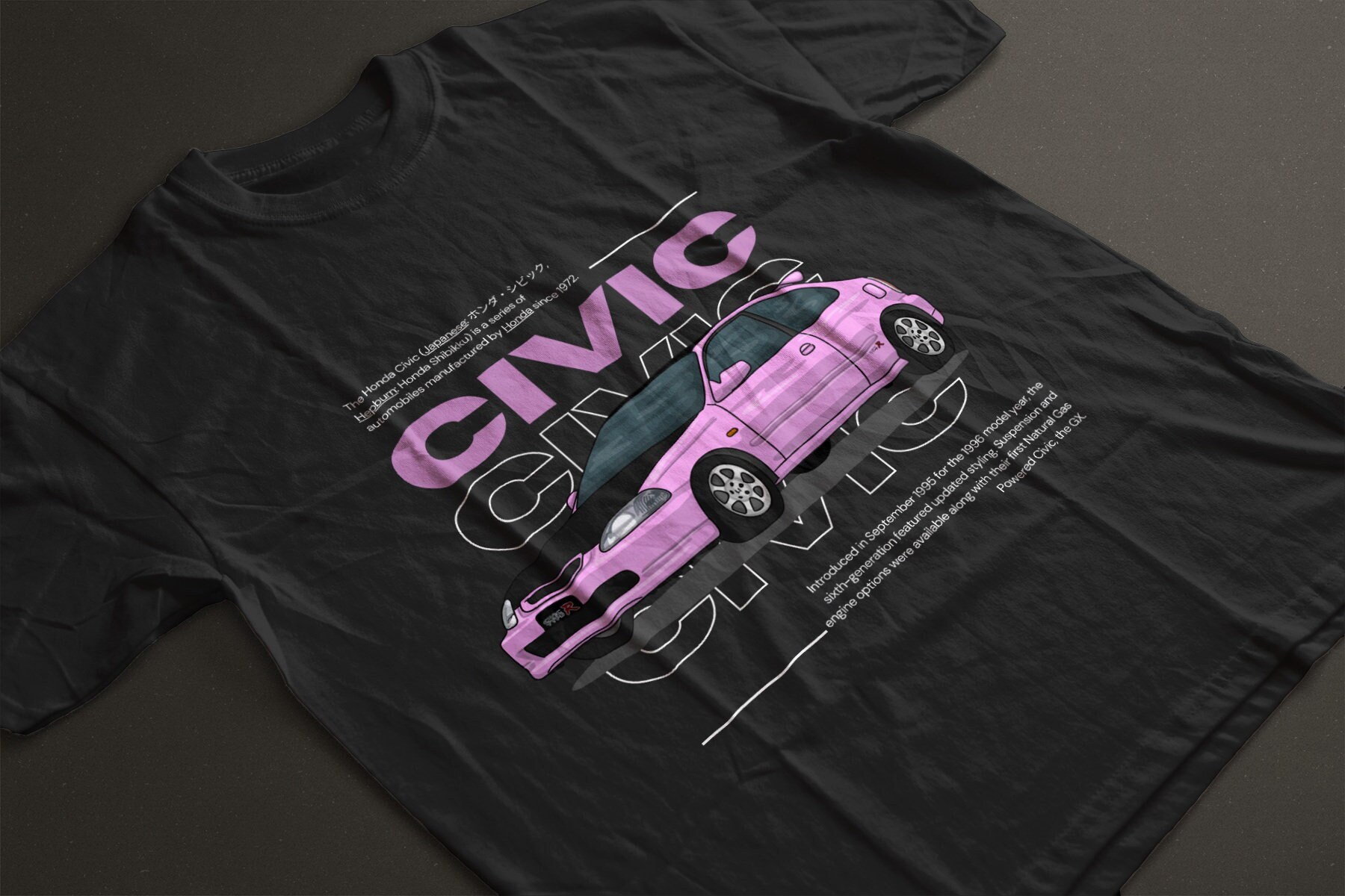 Honda Civic Shirt Civic Tshirt Civic Sixth Gen JDM Shirt Honda T-shirt ...
