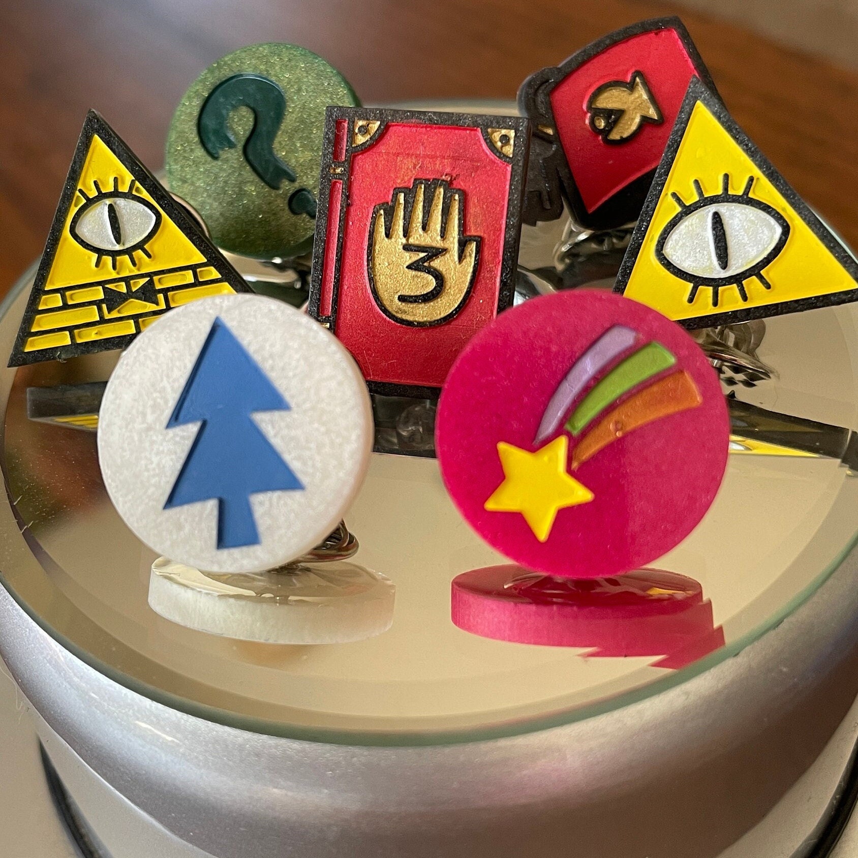 Gravity Falls Pins Dipper Mabel Pines Grunkle Stan Soos Journal Bill ...