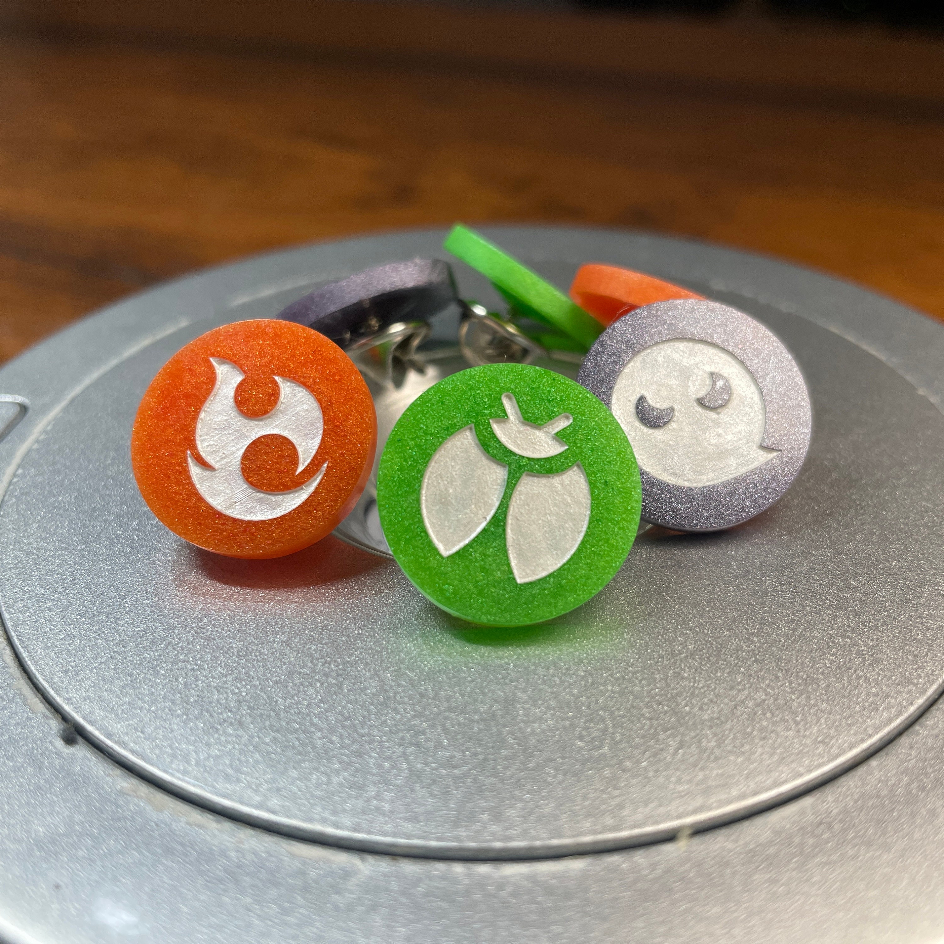 3D PRINTED MASTERS Pokémon Pin Token Unpolished Resin 3D - Etsy