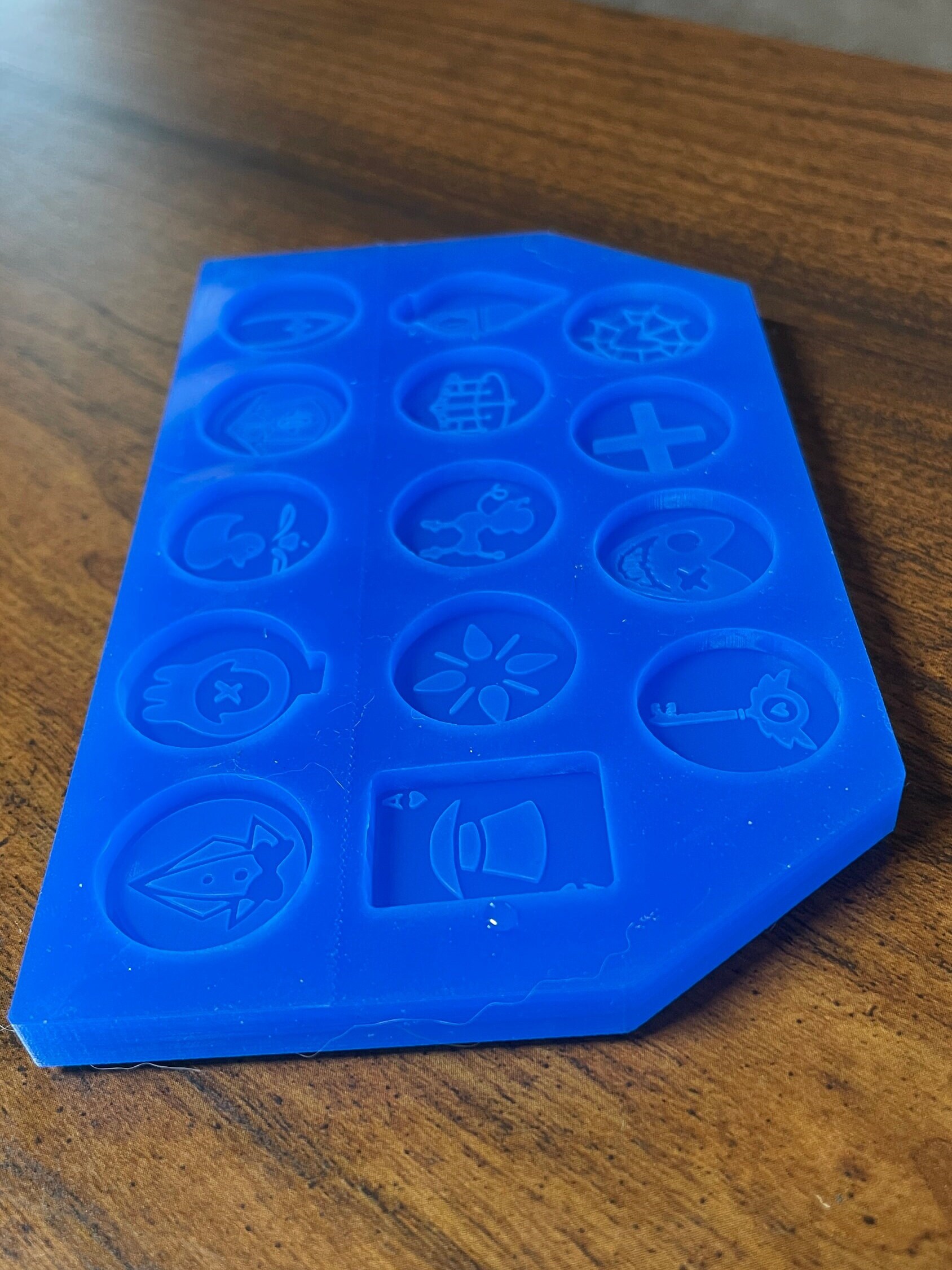 SILICONE MOLD Hazbin Hotel Pin Token Mold Charlie Vaggie Alastor Niffty ...