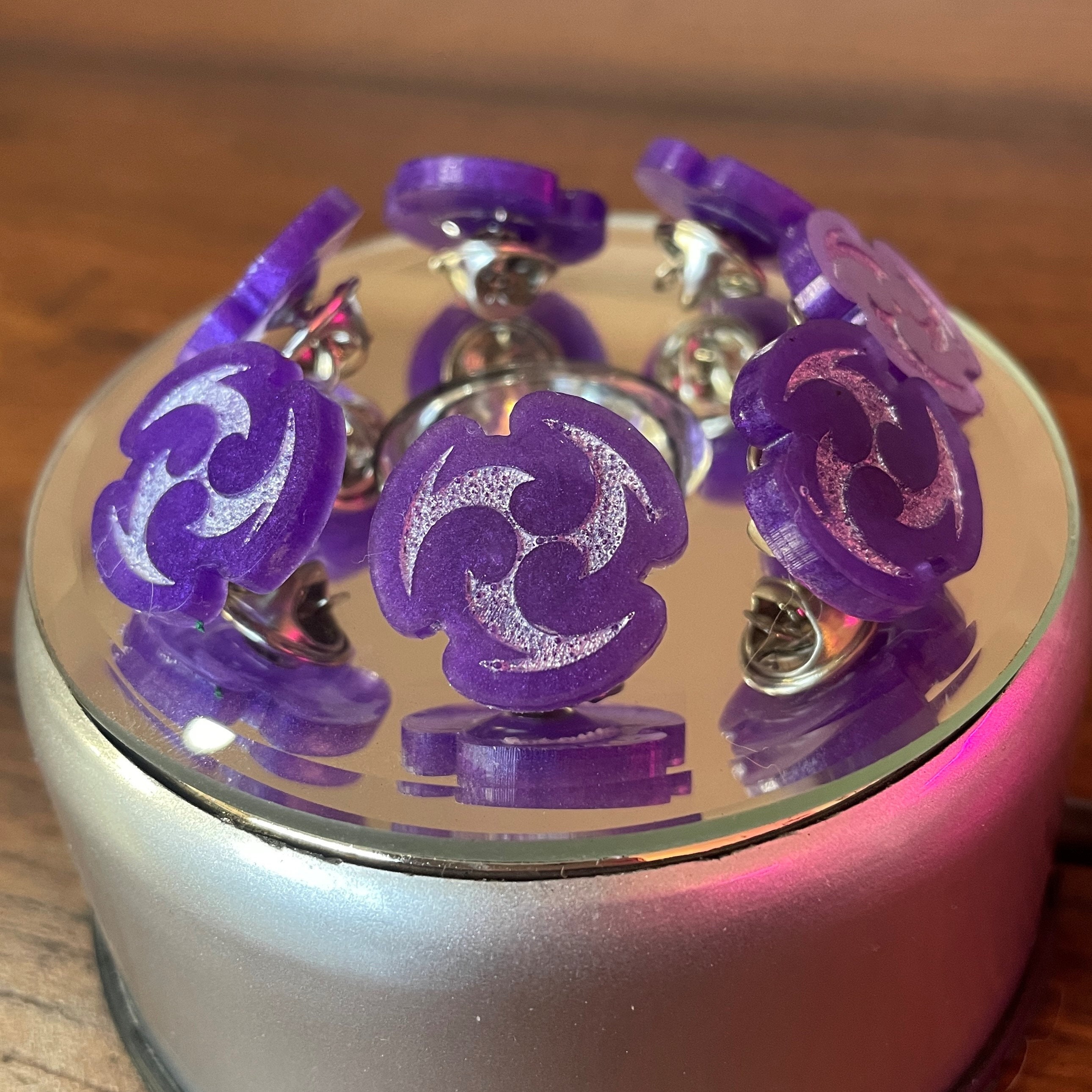 Genshin Impact Vision Element Pins Handmade Resin Pin anemo, Electro ...