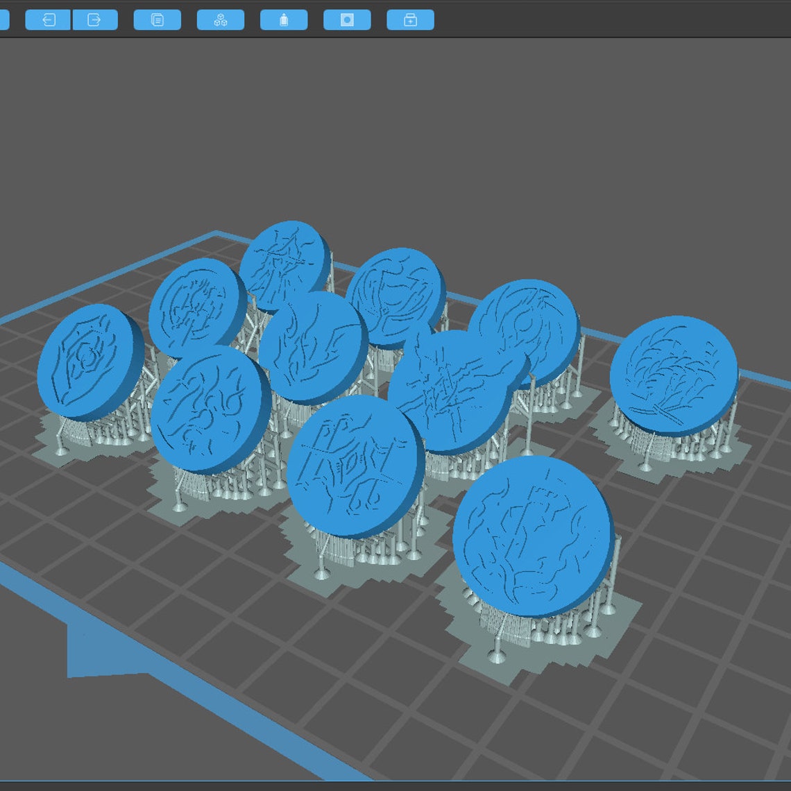 DIGITAL STL File Honkai: Star Rail Path Pin Token Mold 3D Printing ...