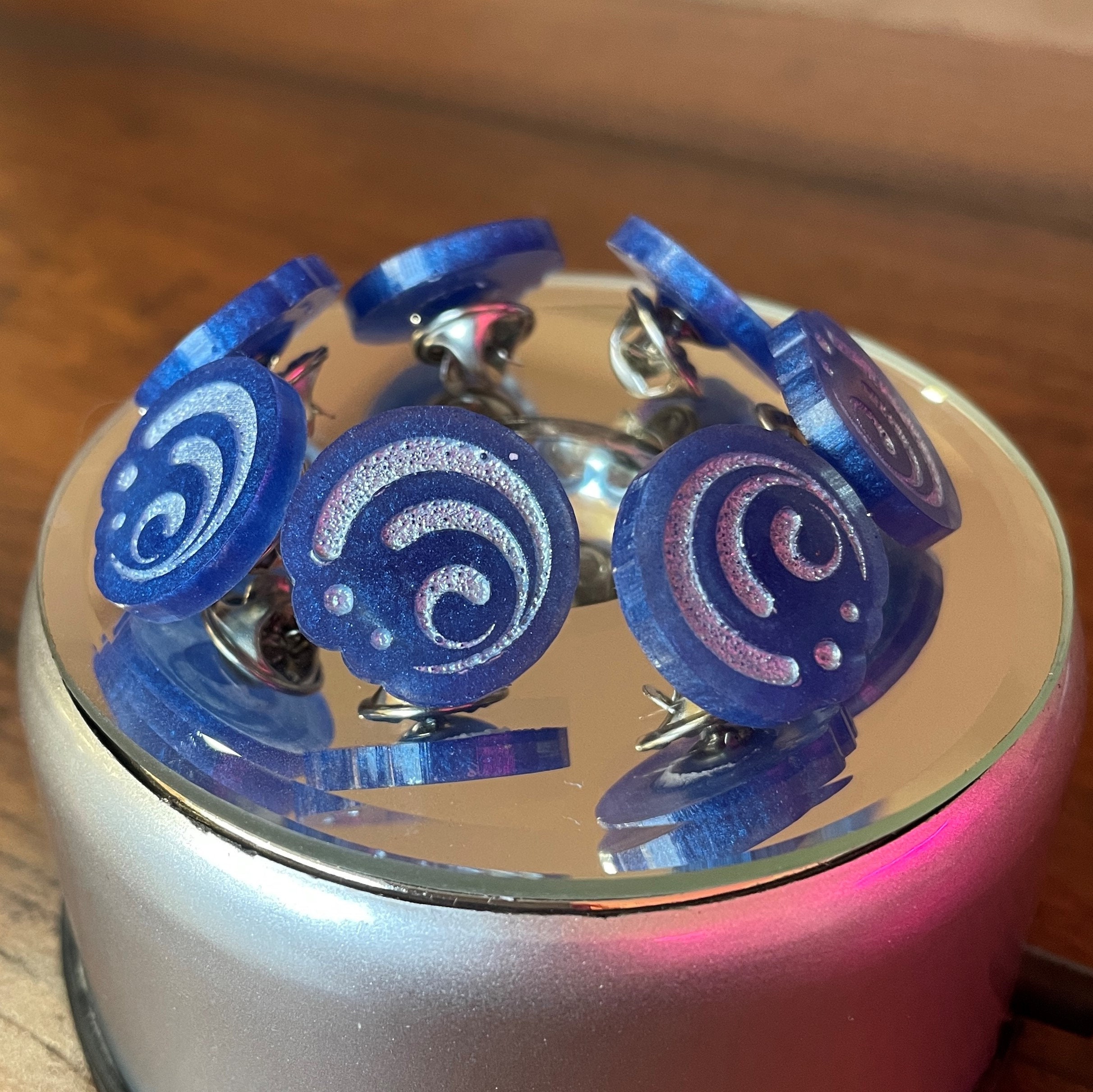 Genshin Impact Vision Element Pins Handmade Resin Pin anemo, Electro ...