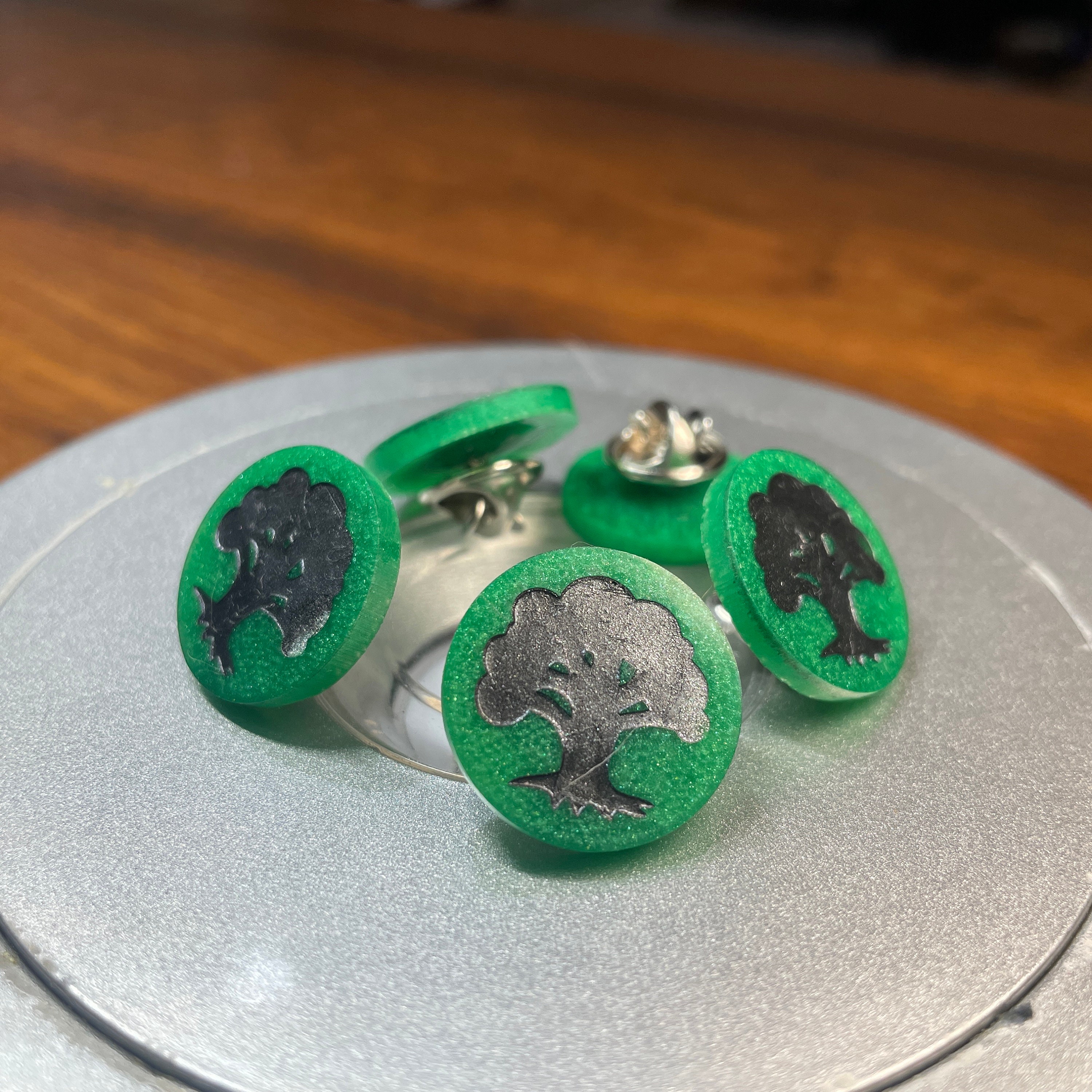 3D PRINTED MASTERS Magic the Gathering Pin Token Unpolished Resin 3D ...