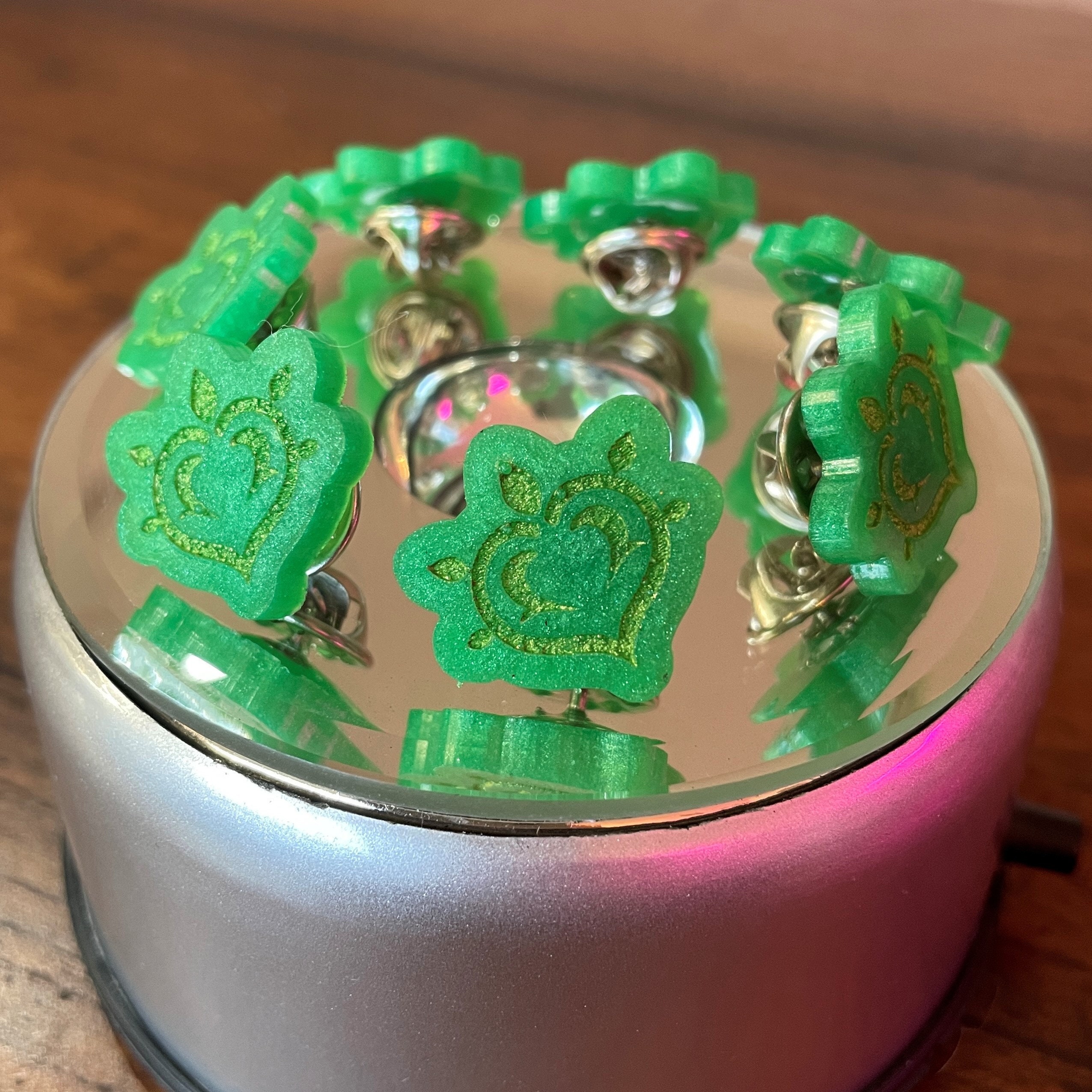 Genshin Impact Vision Element Pins Handmade Resin Pin anemo, Electro ...