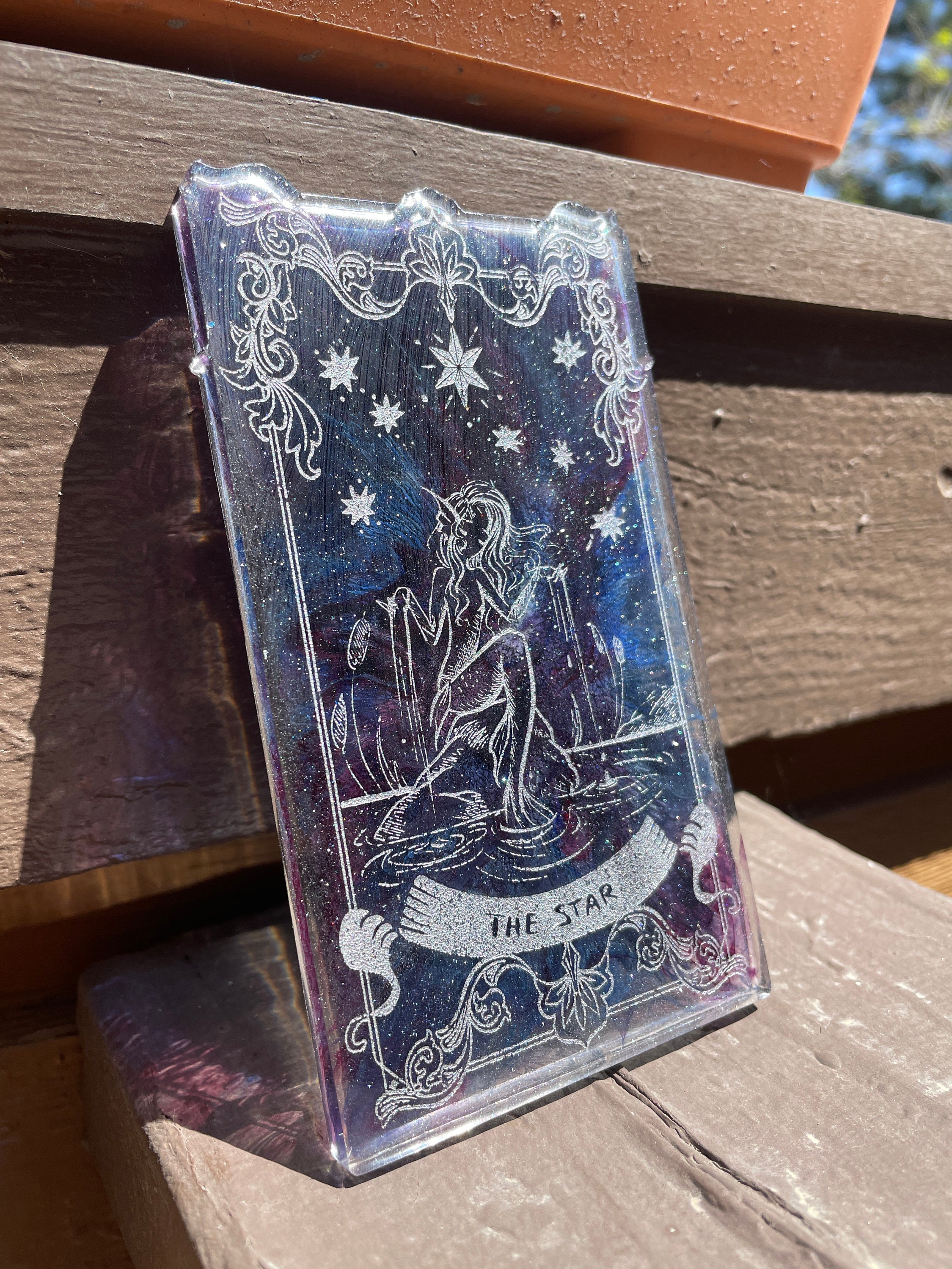 Custom Resin Tarot Card - Major Arcana - Mystical Divination Tarot Deck ...