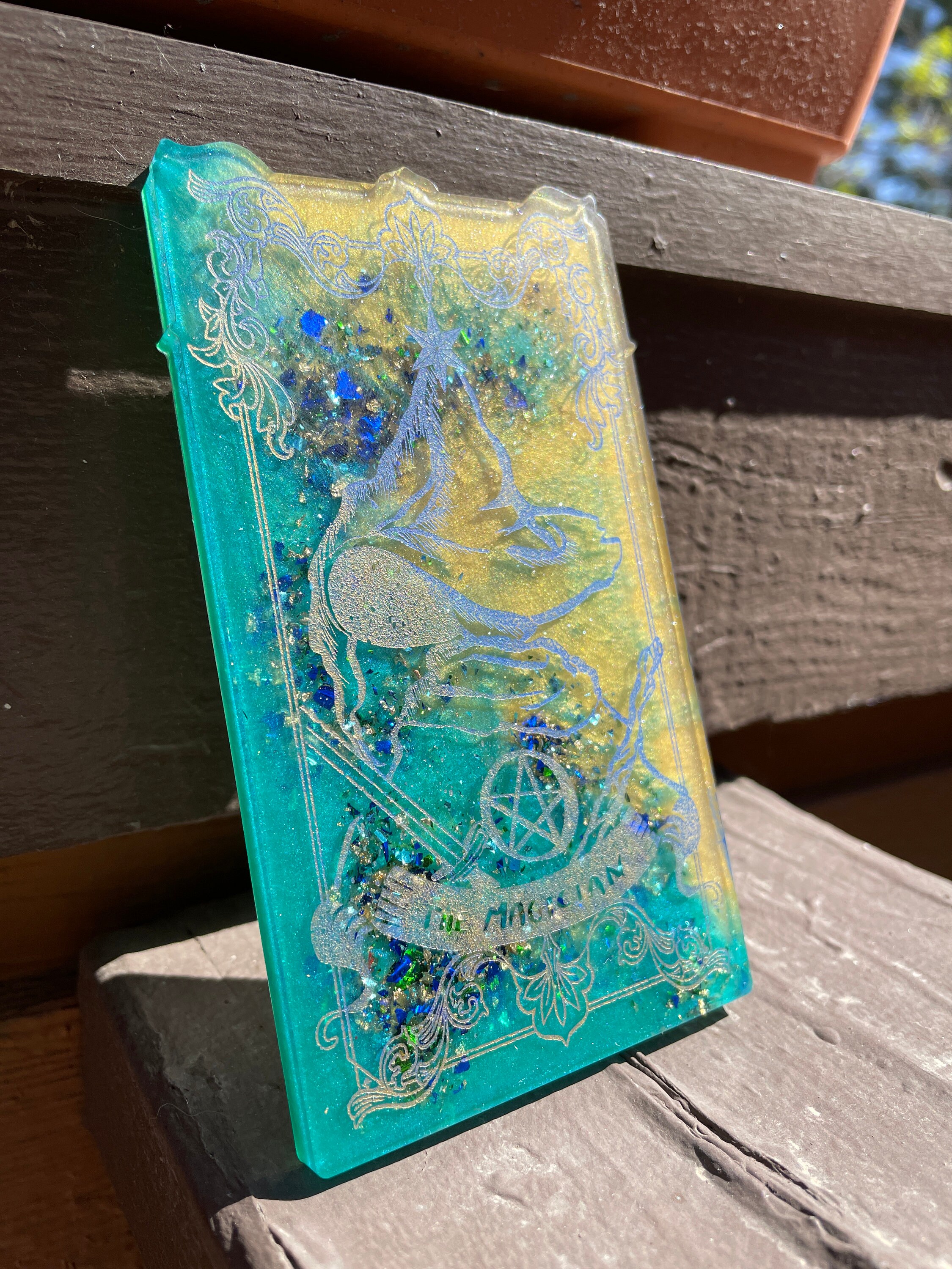 Custom Resin Tarot Card - Major Arcana - Mystical Divination Tarot Deck ...